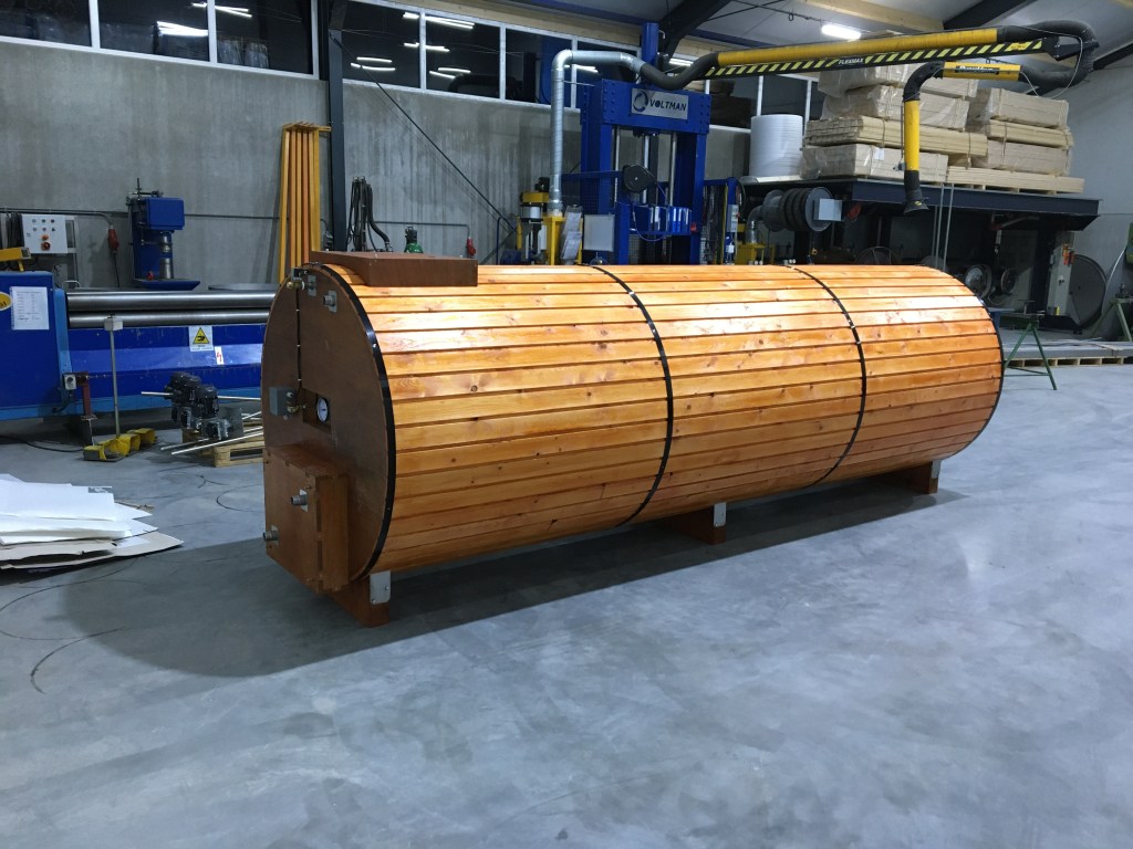 RVS warmwatertank - liggend model - VOLTMAN